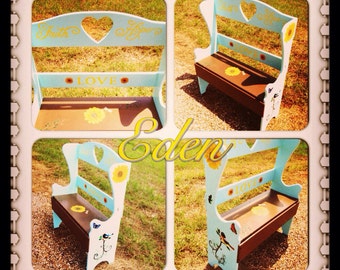 Popular items for painted benches on Etsy
