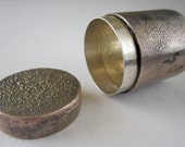 Items similar to Limited Edition Handmade Silver Pill Box from London ...