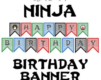 Banner ninja | Etsy