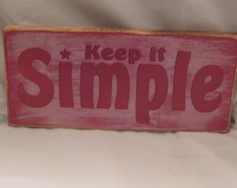Keep it simple | Etsy