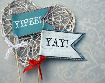 Popular items for yay flags on Etsy
