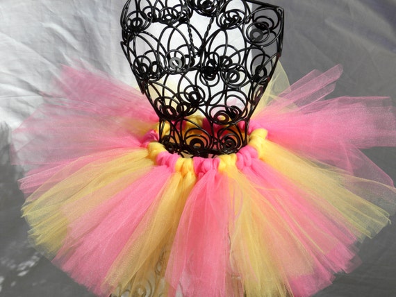 Adult Tutu Pink Lemonade Pink And Yellow Tutu