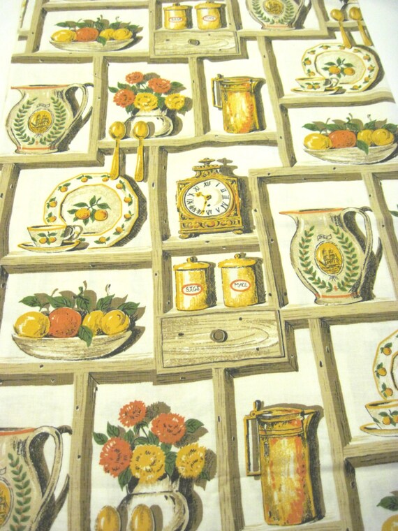 Retro Kitchen Fabric