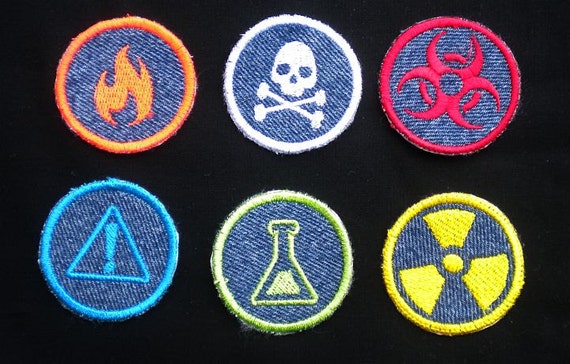 SCIENCE Iron-on Patches/Merit Badges