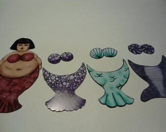 Popular items for fat mermaid on Etsy
