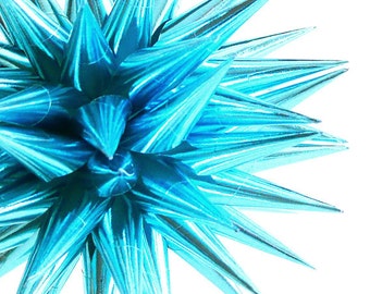 Items similar to Bright White Modern Paper Star Ornament Christmas ...