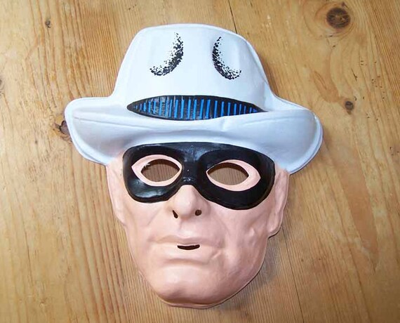 Vintage 1977 LONE RANGER Halloween Costume MASK by by 2numerous