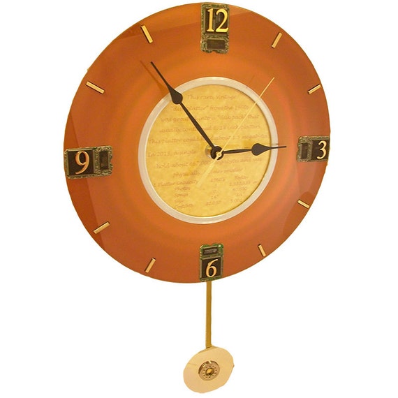 Rare 1960s IBM Computer Hard Drive Disk Platter Now a Pendulum