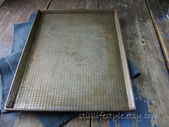 RESERVED. Vintage Textured Baking Sheet Pan and Scone Tray