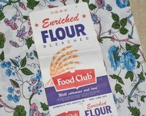 Popular items for vintage flour sack on Etsy