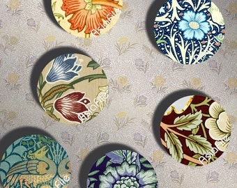 Printable 1 Inch Circles Digital Sheet Asian by DigitalArtMart