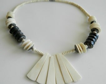 Popular items for faux ivory necklace on Etsy