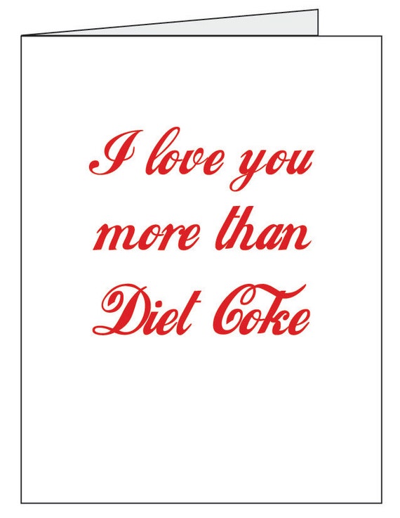 Diet Coke Card