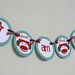 Sock Monkey Banner / High Chair banner I am One banner sock