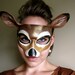 Buck Leather Mask Adult or Child Sizes Deer His by LovelyLiddy
