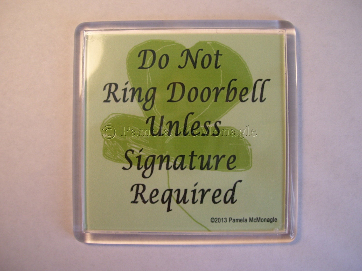 Do Not Ring Doorbell Sign Signature Required Do Not Ring Doorbell Sign Signature Required