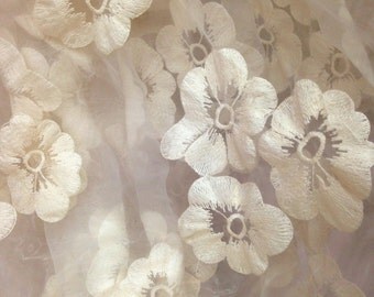 daisy lace fabric – Etsy UK