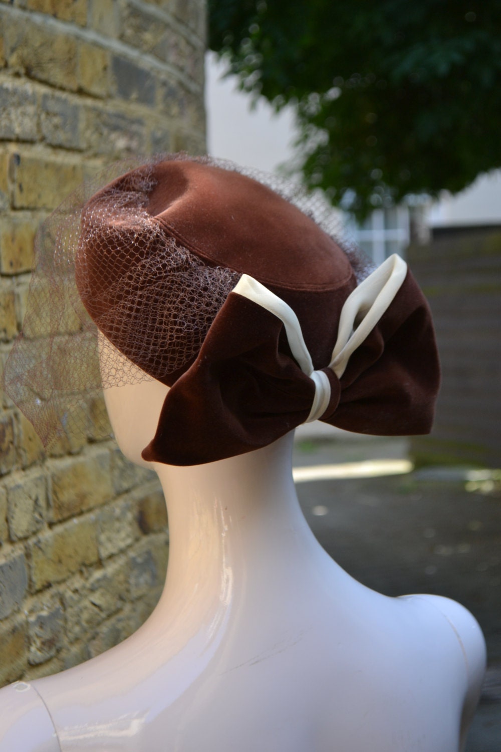 Amazing Vintage 60’s Veiled Hat with Huge Bow – Haute Juice
