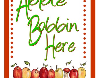 Apple bobbing | Etsy