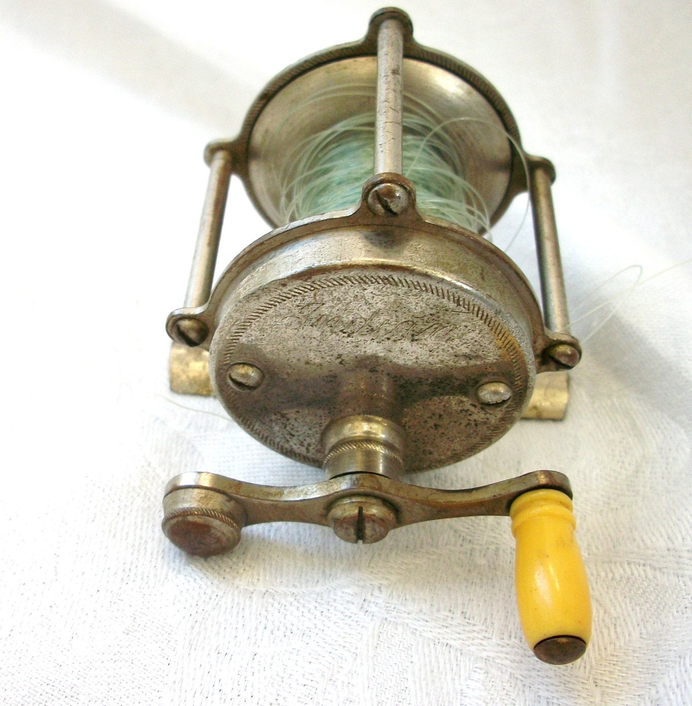 Vintage Indian Fishing Reel 40 Very Cool by AtomicTreasureHunter
