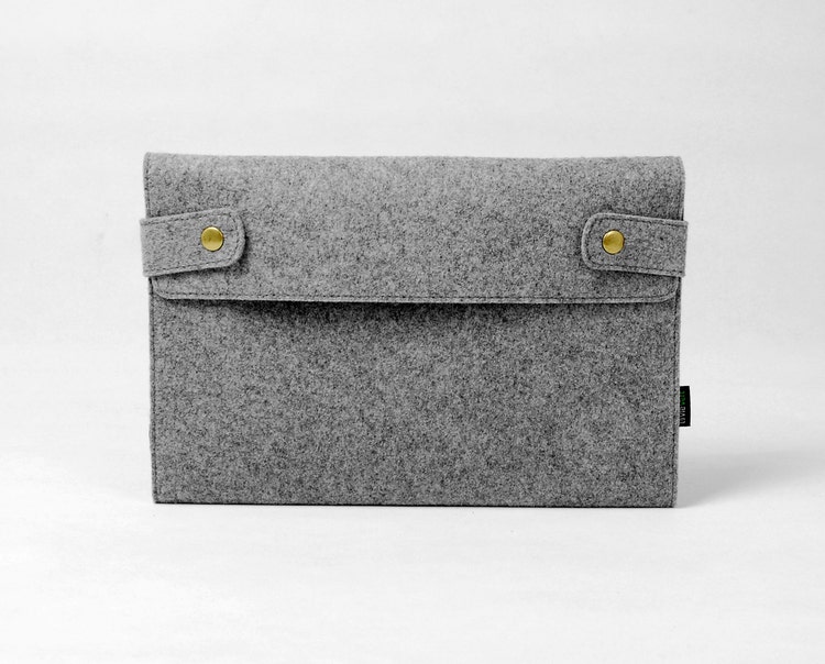 Felt Business Paper Clutch Sleeve Envelope Folder Clutch by LOIOL