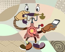 Popular items for telephone art on Etsy