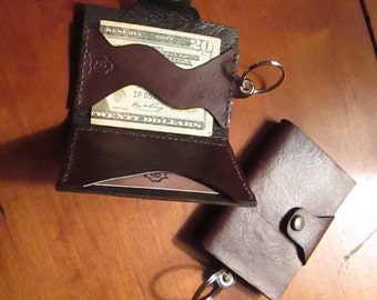 ZIPPO Lighter with Leather Key Fob Case