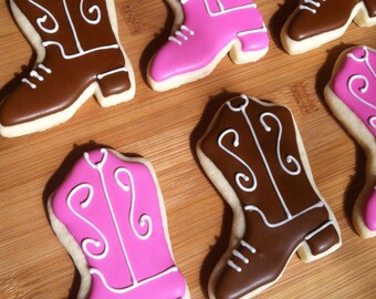 Popular items for boot cookies on Etsy