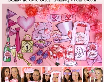 funny and silly faces photo booth props cartoon style