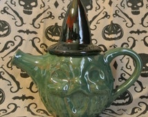 Popular items for halloween teapot on Etsy