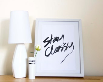 Classy print | Etsy