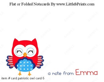 Popular items for red white blue owl on Etsy