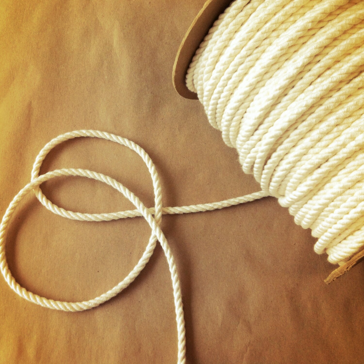Natural Cotton Cord cotton rope natural cotton by FringeMarket