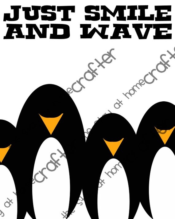 Items similar to Smile and Wave Print on Etsy