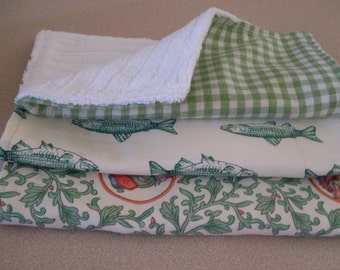 Six Small Towels/Face Cloths The Lake is This Way......................