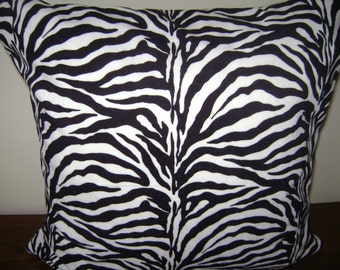 Popular items for zebra print pillow on Etsy
