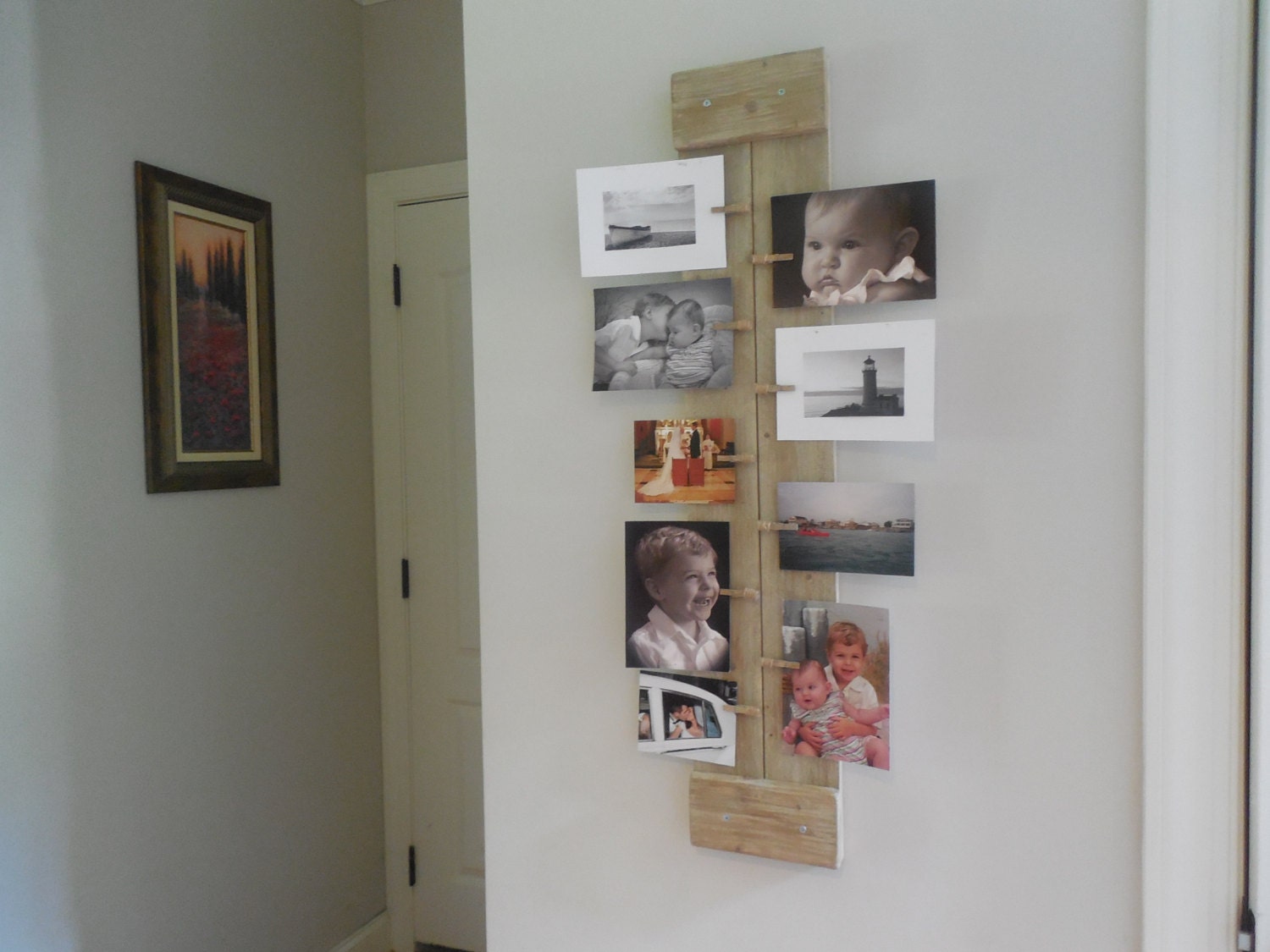 Multi Picture frame / holder / Rustic / by SouthernHomeDesign