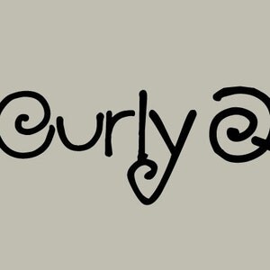 Curly q | Etsy