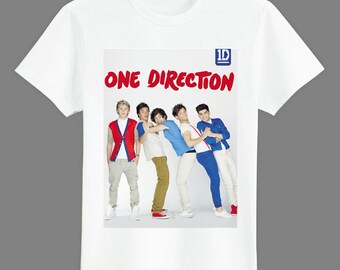 One Direction Shirt , Short Sleeves Tee Shirt , Pop Rock Tshirt ...