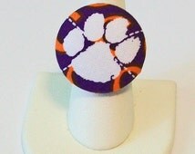 Unique clemson paw print related items | Etsy