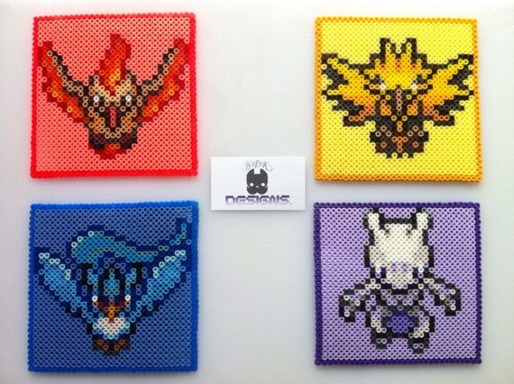 Pokemon Perler Legendary Dogs