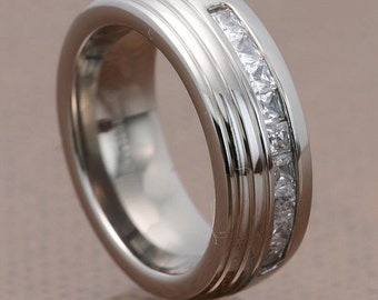 Pure titanium ring | Etsy