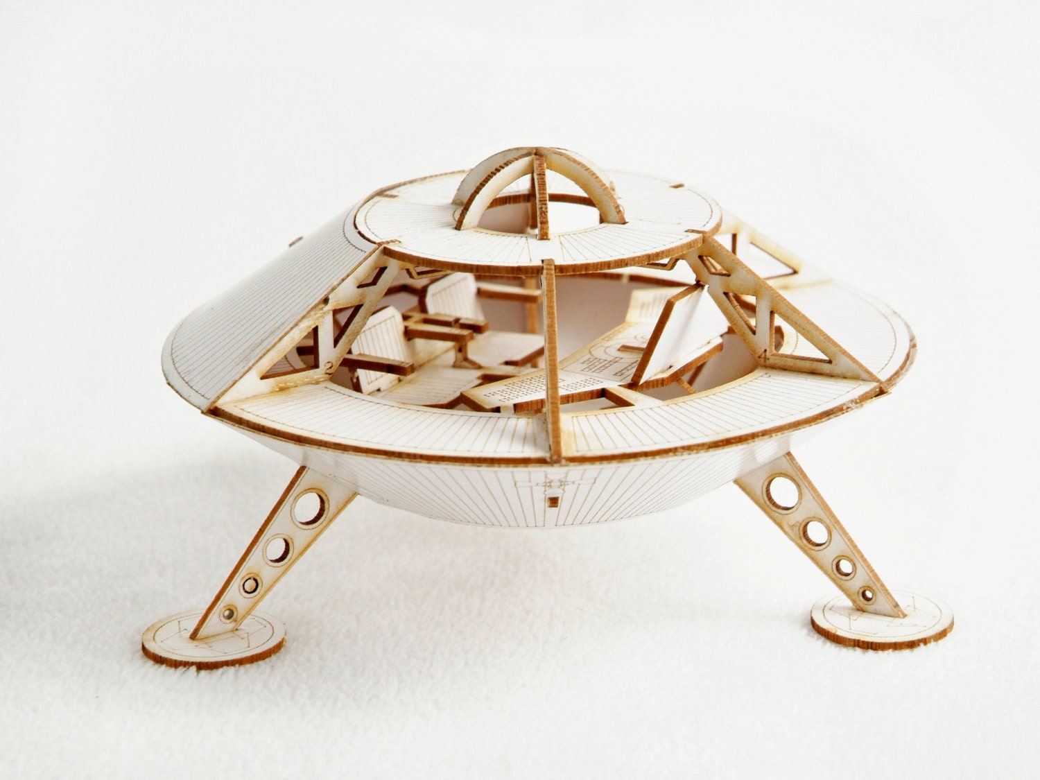 Miniature Space Ship Model Kit of the Mars Lander Laser cut