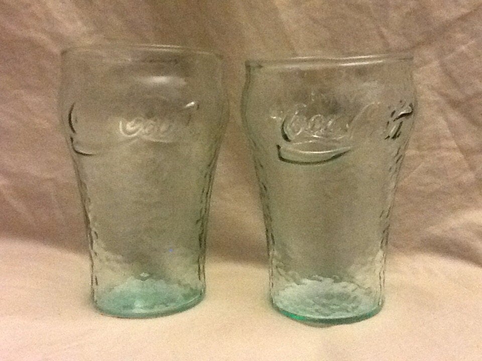 Small Pebbled Coke Glasses – Haute Juice
