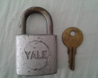 Vintage yale lock | Etsy