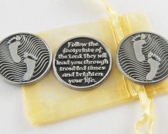 Set of 3 Elephant Lucky Inspiration Coins with by CourageInStone