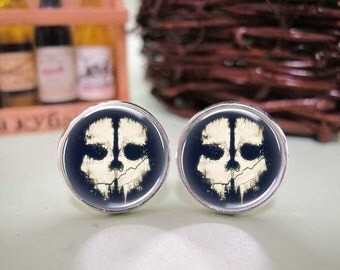 Call of Duty Ghost Cuff Links - Game Fan Fashion Novelty Cufflinks -Men ...