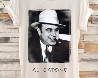 Al Capone T-shirt / ECO PRINT TSHIRT/ tshirt / Printed T-Shirt / Cotton ...