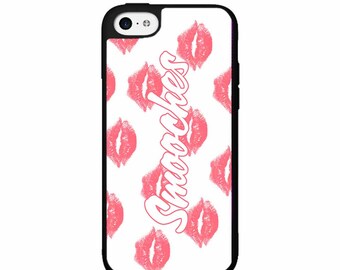 Pink Smooches Kissy Lips - iPhone 4, 4s, 5, 5s, 5c, 6 (4.7 inches), 6 ...