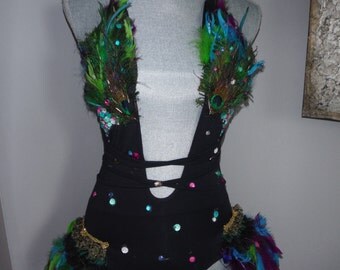 Full Peacock Rave Outfit